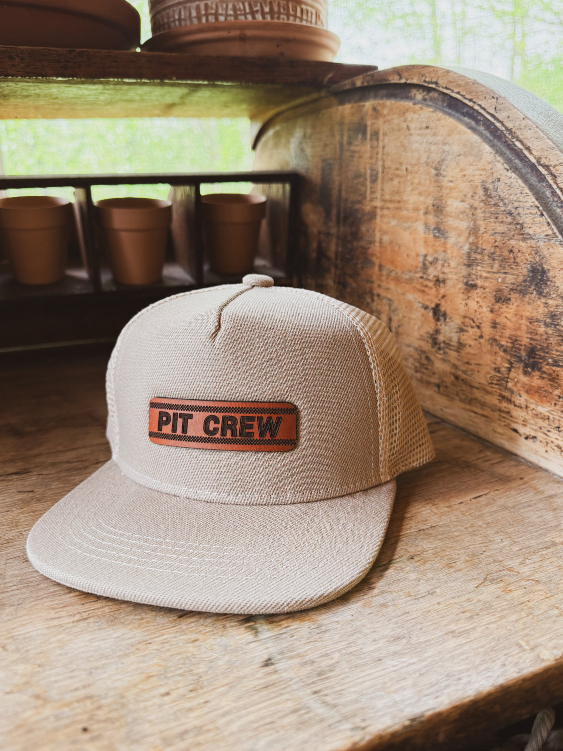 Kids Pit Crew Hat – Left Grain