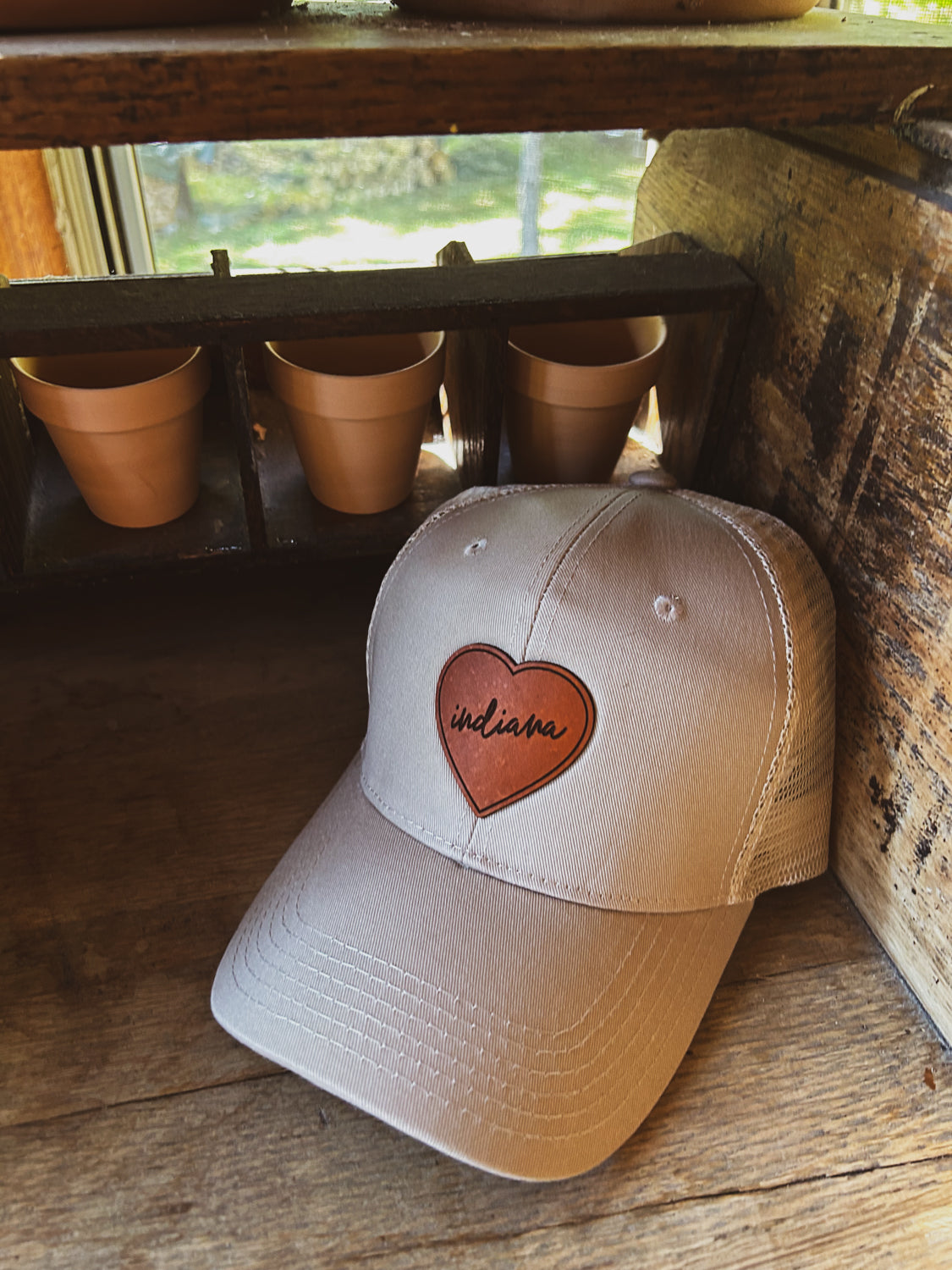Love Indiana Leather Patch Hat – Left Grain®