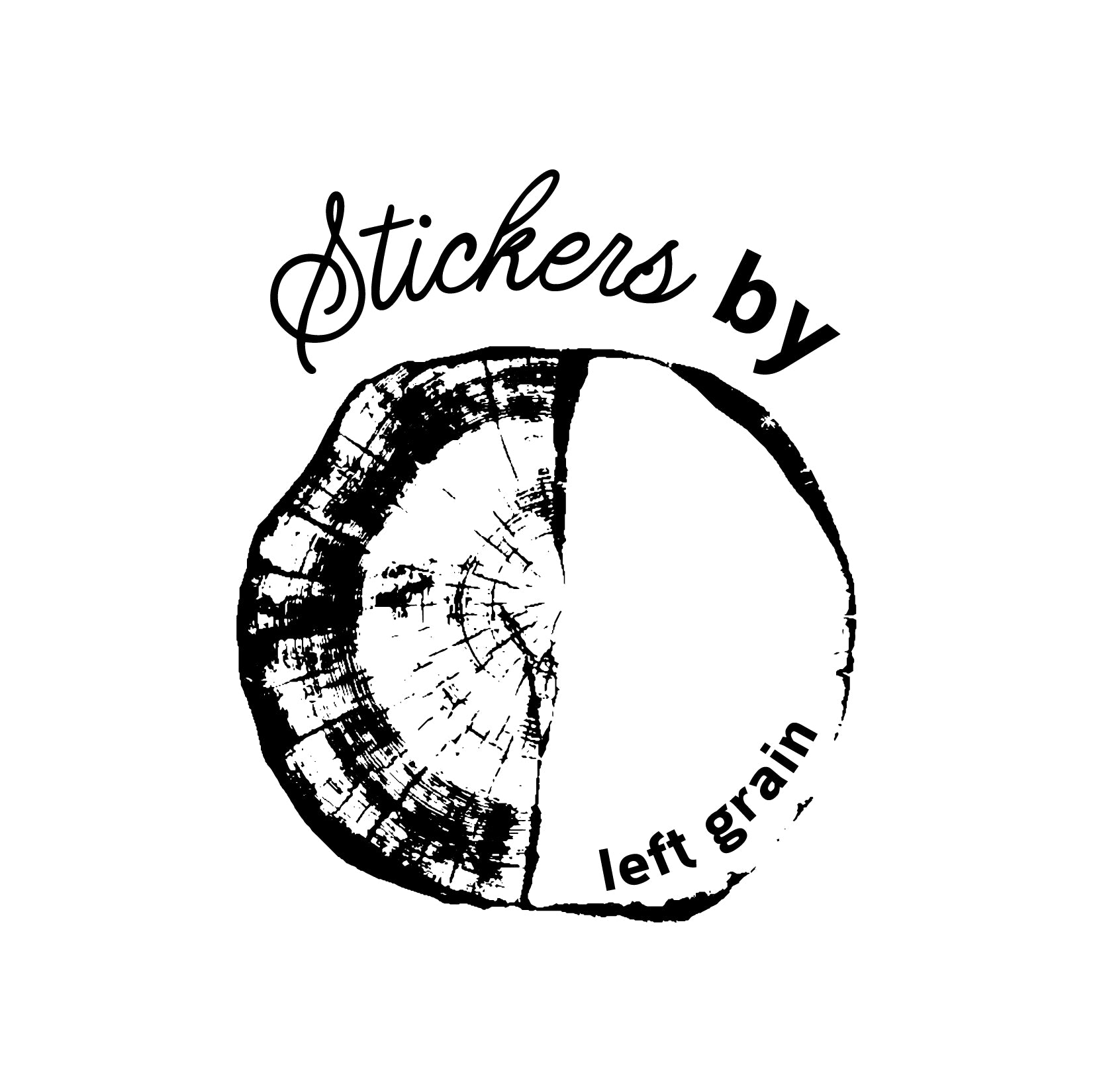 Sticker & Temp Tattoo Pack – Left Grain